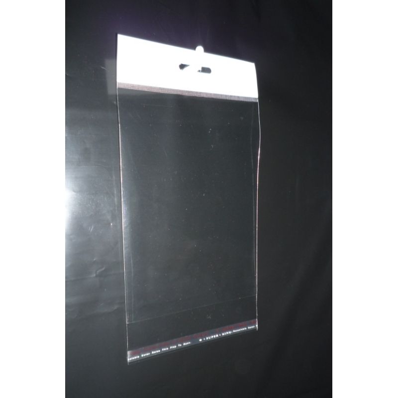 315mm x 315mm + Lip Header Display Bags with Reinforced White Euroslot ...